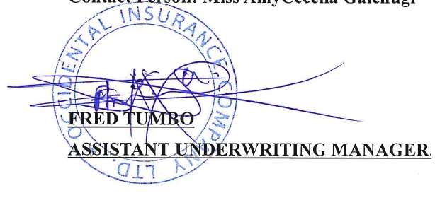 Quote Request | Occidental Insurance Company Limited